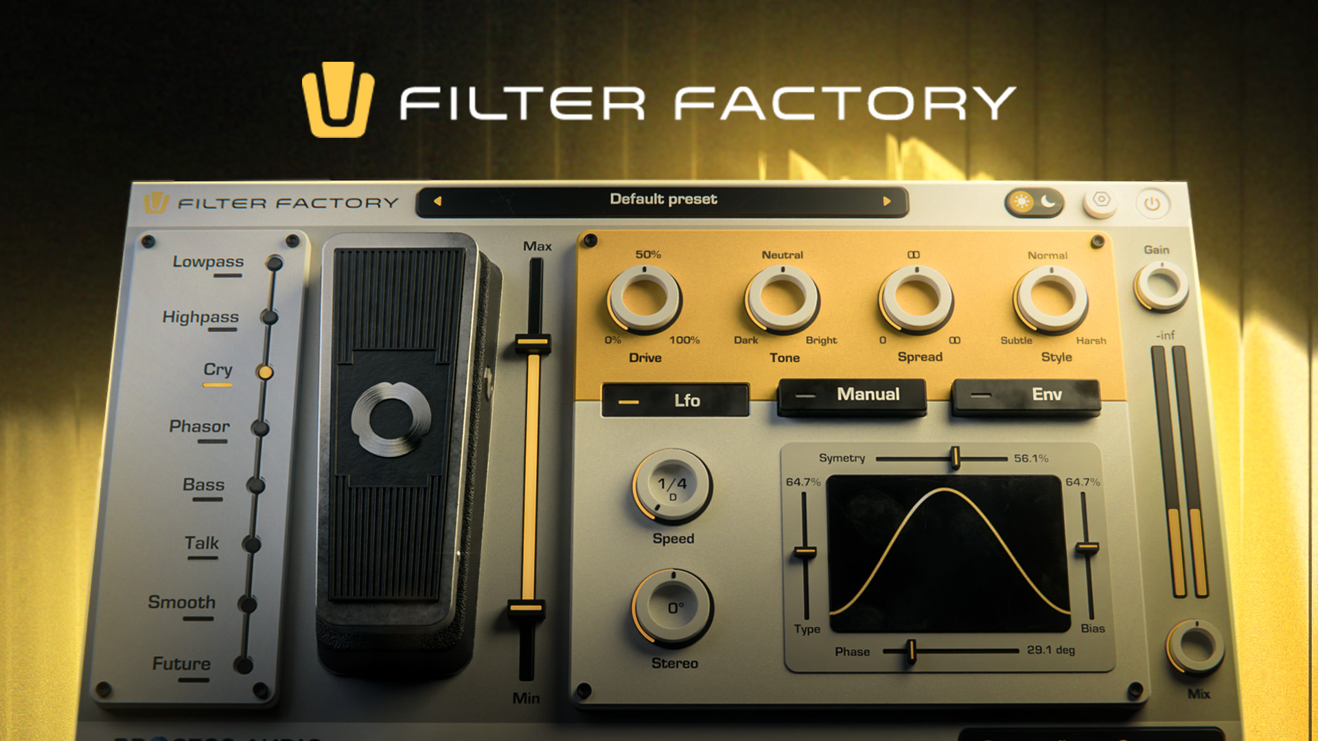 Process.Audio releases Filter Factory Creative Filter Plugin - Gearspace